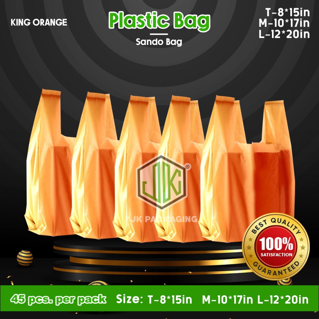 Plastic Sando Bag ( Assorted Color ) [ 45 PCS. per pack ] | Shopee ...