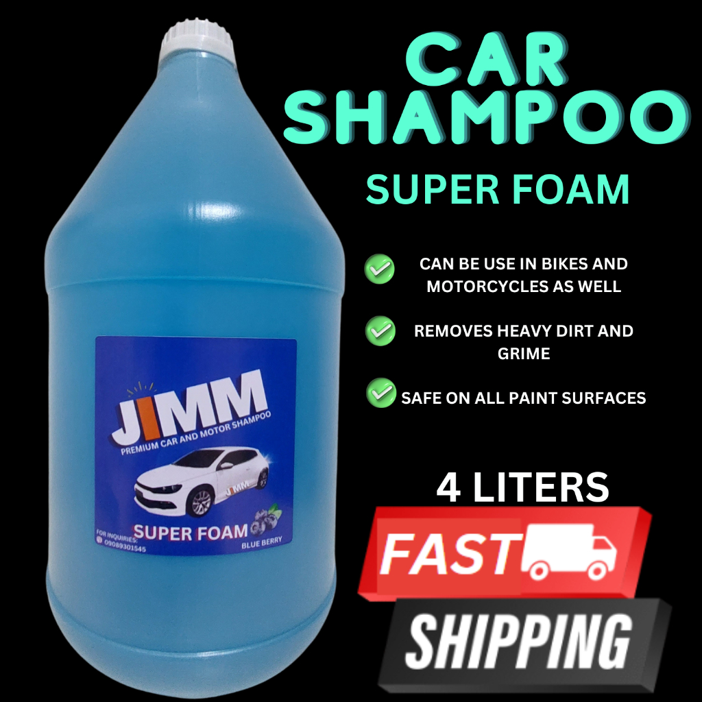 Extreme Foam Premium Motor Car Shampoo 4 LITERS | Shopee Philippines