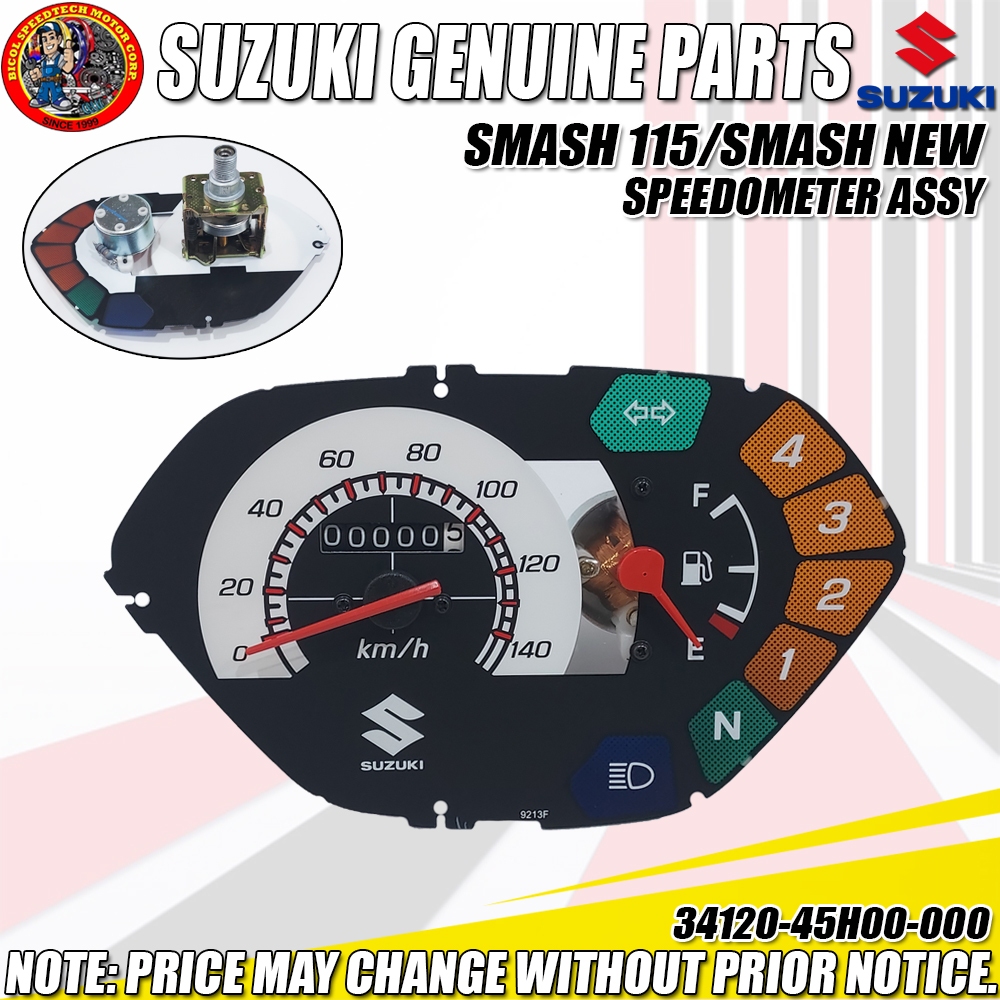 SMASH 115/SMASH NEW SPEEDOMETER ASSY (SGP) (Genuine: 34120-45H00-000 ...