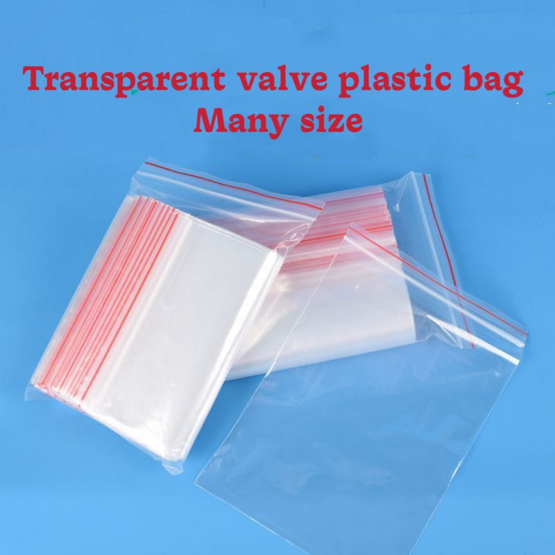 transparent valve packaging bag transparent plastic bag (many size ...
