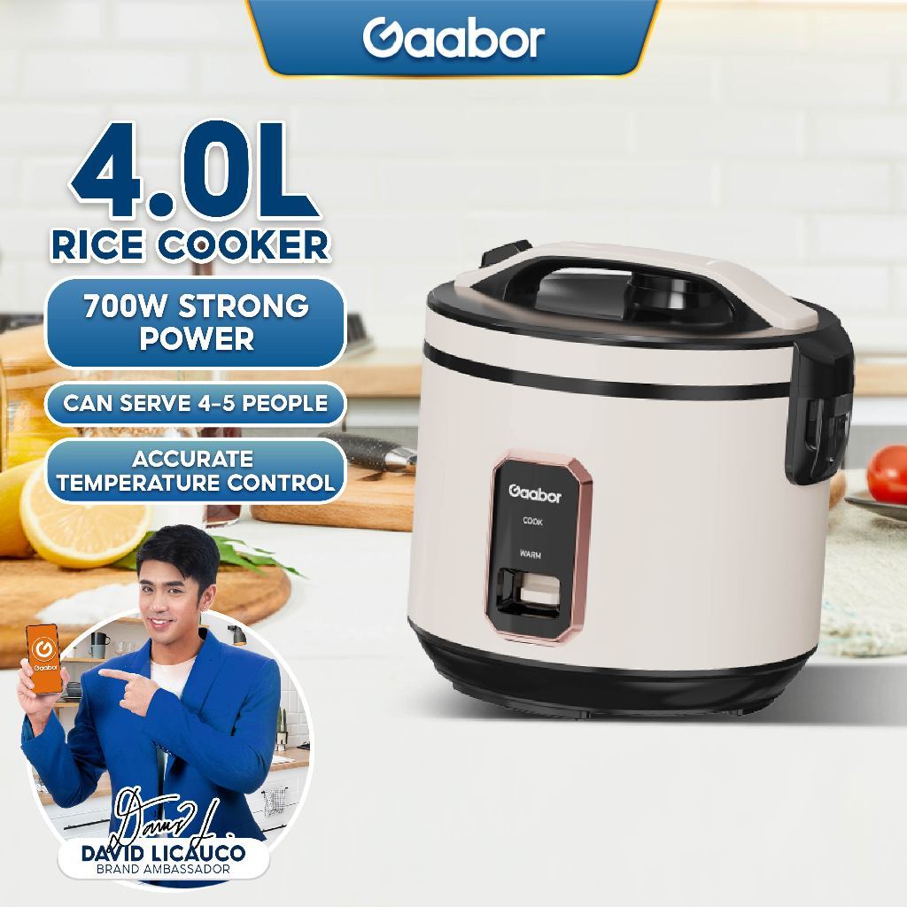 Gaabor Rice Cooker Mechanical One-Button Accurate Temperature Control ...