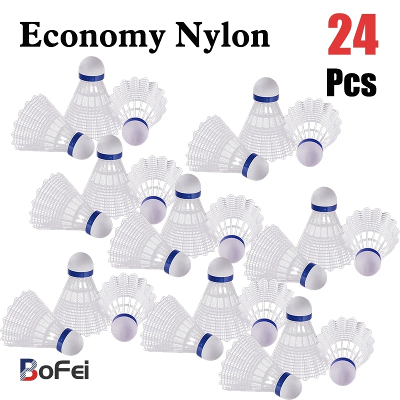 BOFEI Feather Shuttlecock For Badminton Training 3Pcs/6Pcs /12Pcs White ...