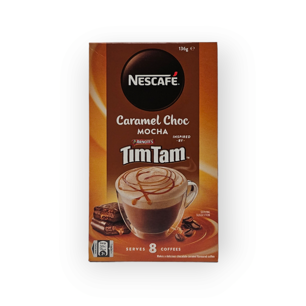 (Australia) Nescafe Caramel Choc Mocha. Inspired by TimTam. 8 Servings ...