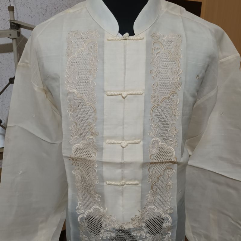 Men's Barong Chinese Collar | Shopee Philippines