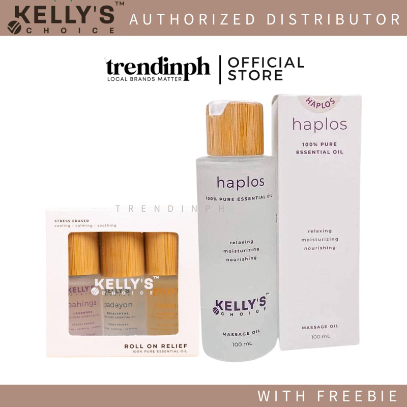 Kelly's Choice Stress Eraser Roll On Relief Blends Haplos Massage Oil ...