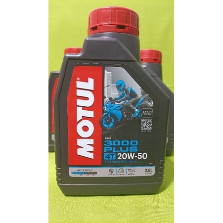 MOTUL 3000 PLUS 4T 20W-50 800ml | Shopee Philippines