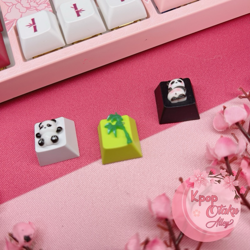 Panda Mini Artisan Keycaps | Kpop Otaku Alley Keycaps | Shopee Philippines