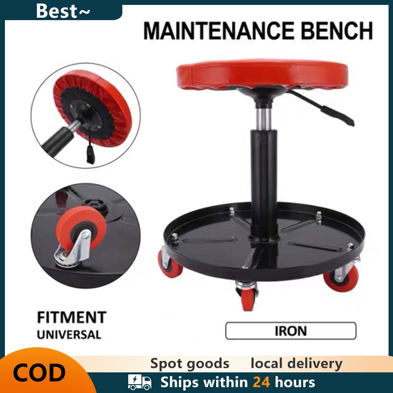 universal Movable car maintenance stool wheel stool car maintenance ...