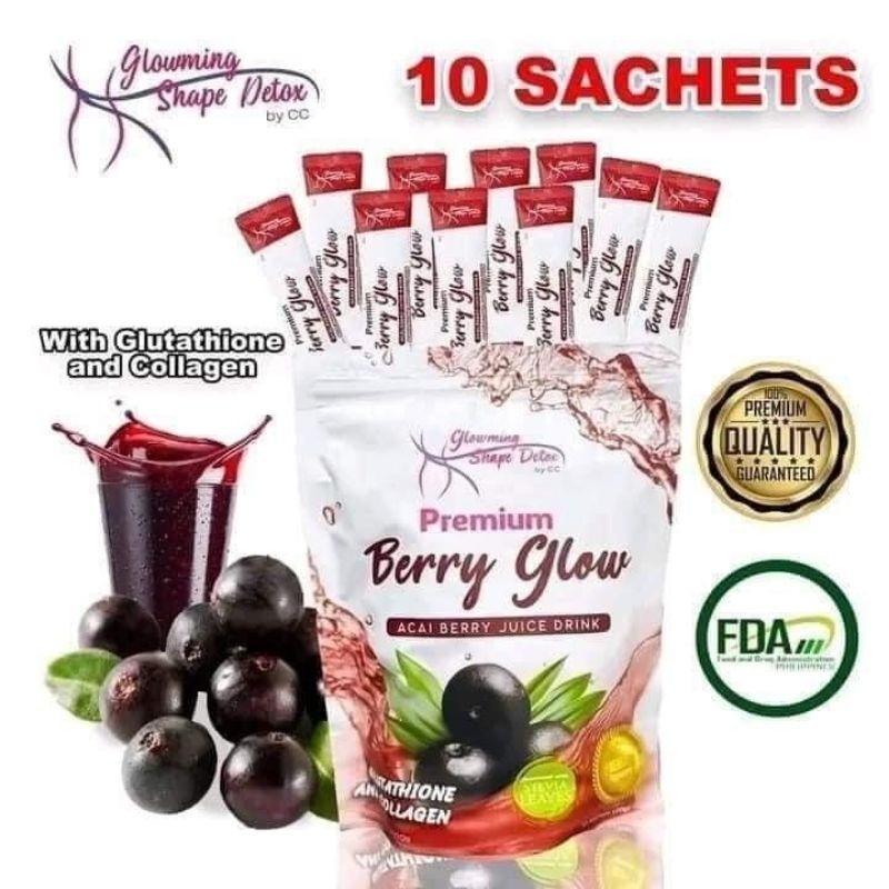 Premium Berry Glow Acai Berry Juice drink | Shopee Philippines
