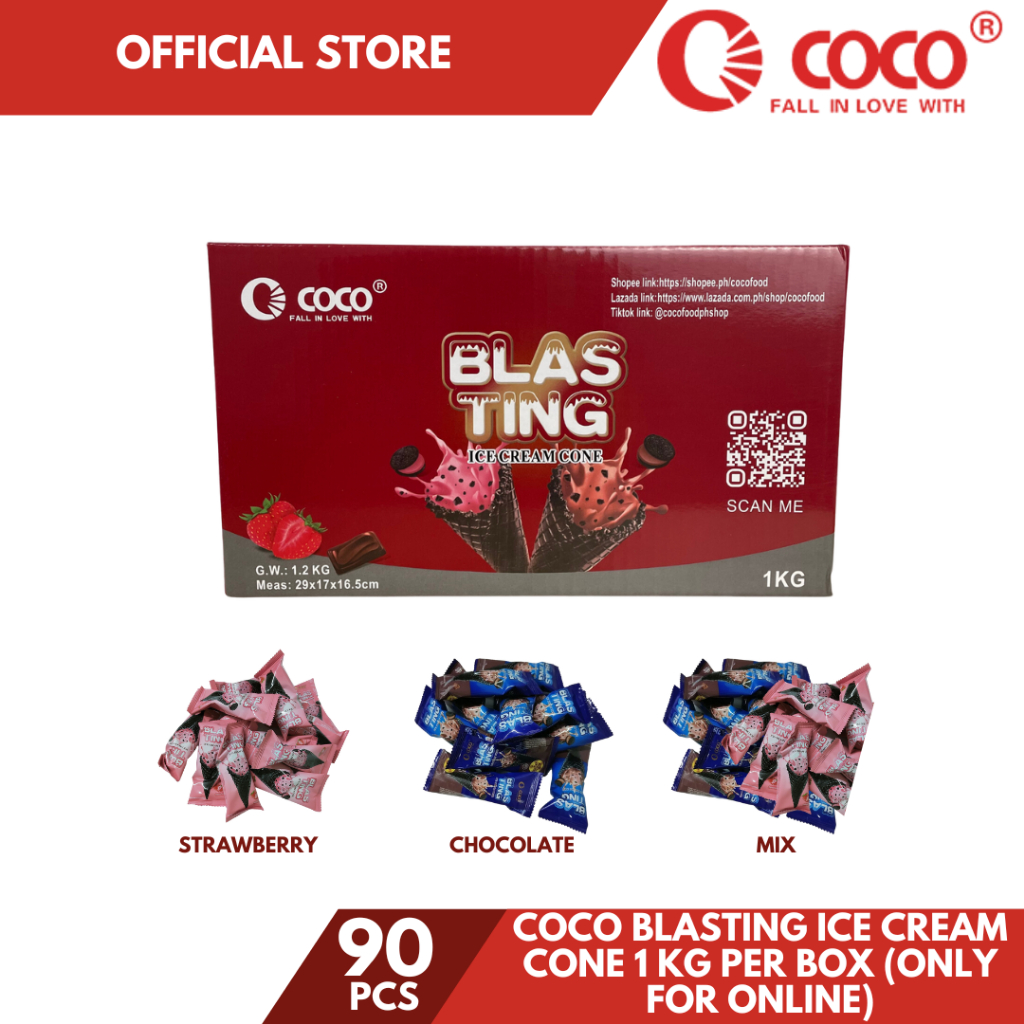 COCO Blast Cone Chocolate Crunch Cone - 1kg | Shopee Philippines