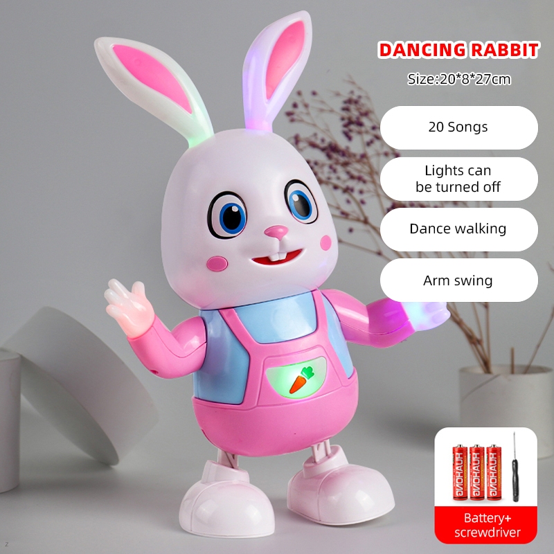 Electric Dancing Bunny Toy Audio Dancing Sing Song Can Move Baby Sound ...