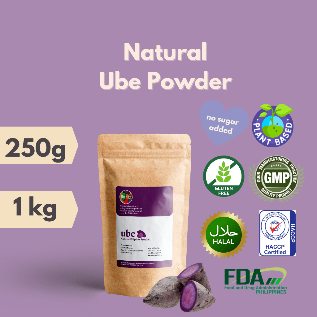 Natural Filipino Ube Powder (250g or 1kg) | Shopee Philippines