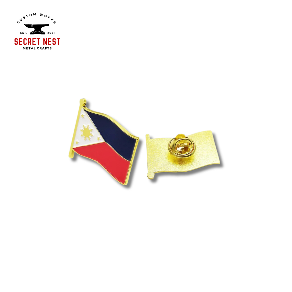 SECRET NEST 19 mm Philippine Flag Collar Lapel Pin | Shopee Philippines