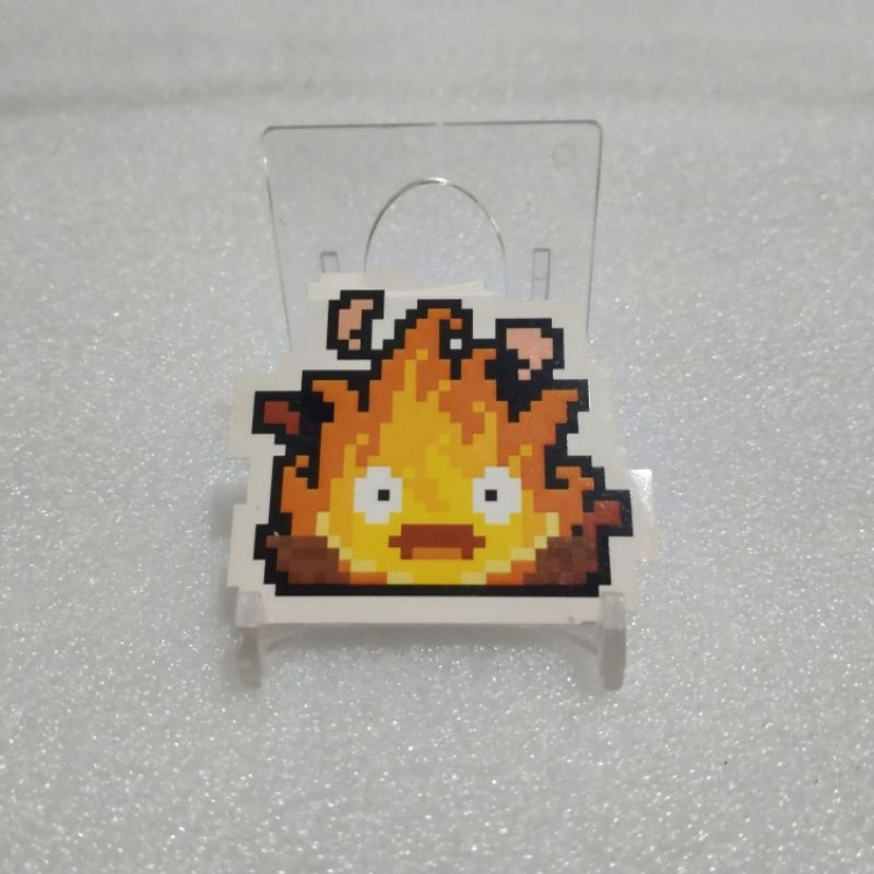 Pixel Calcifer - Howl's Moving Castle Sticker | Shopee Philippines