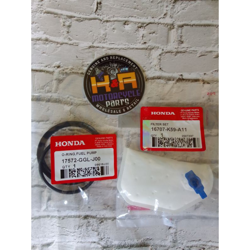 Fuel Filter w/ Oring for Honda Click 150 v1v2 /WAVE 125 | Shopee ...