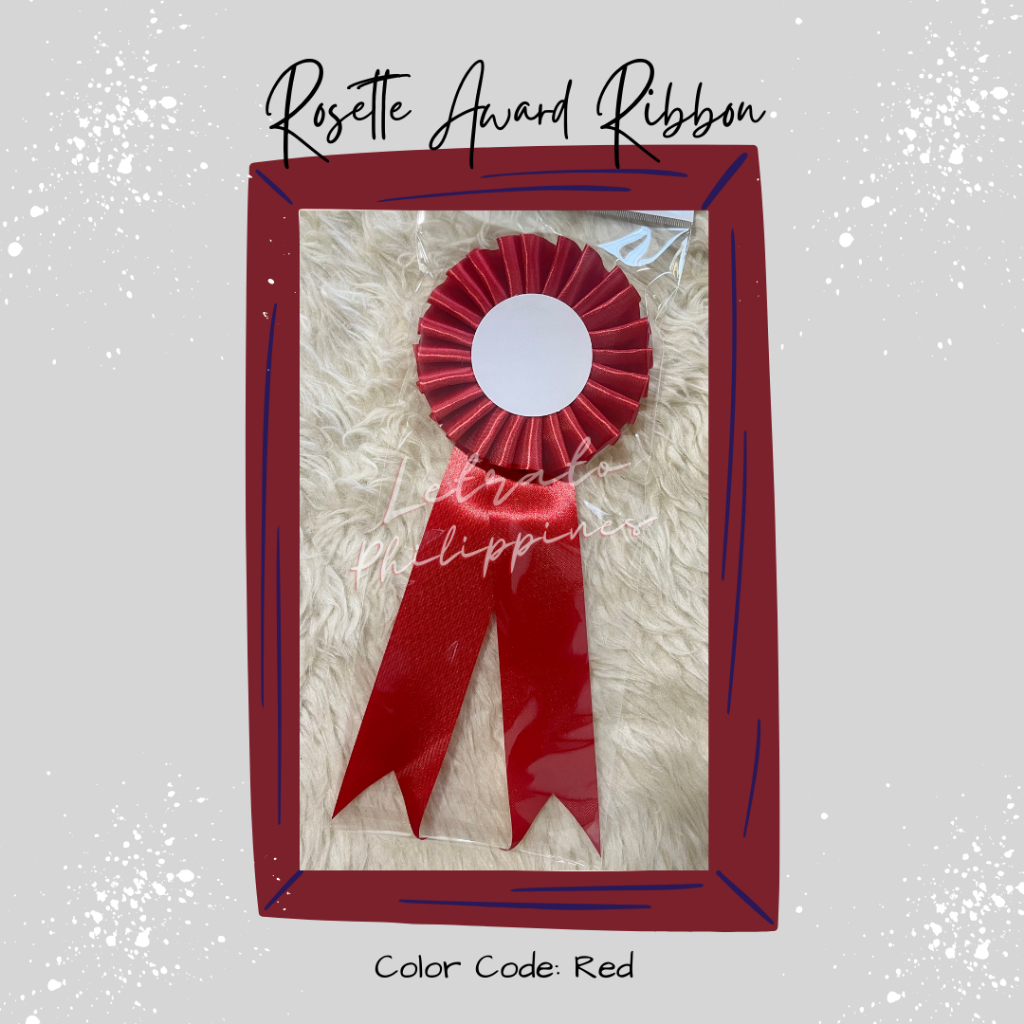 Personalized Handcrafted Rosette Ribbons: Ideal for school graduation ...