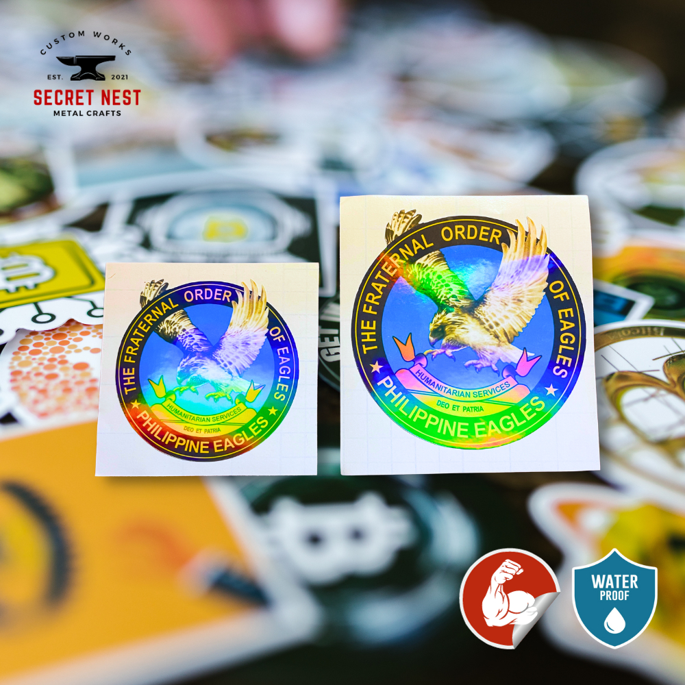 SECRET NEST Philippine Eagles (TFOE PE) Hologram Reflective Laminated ...