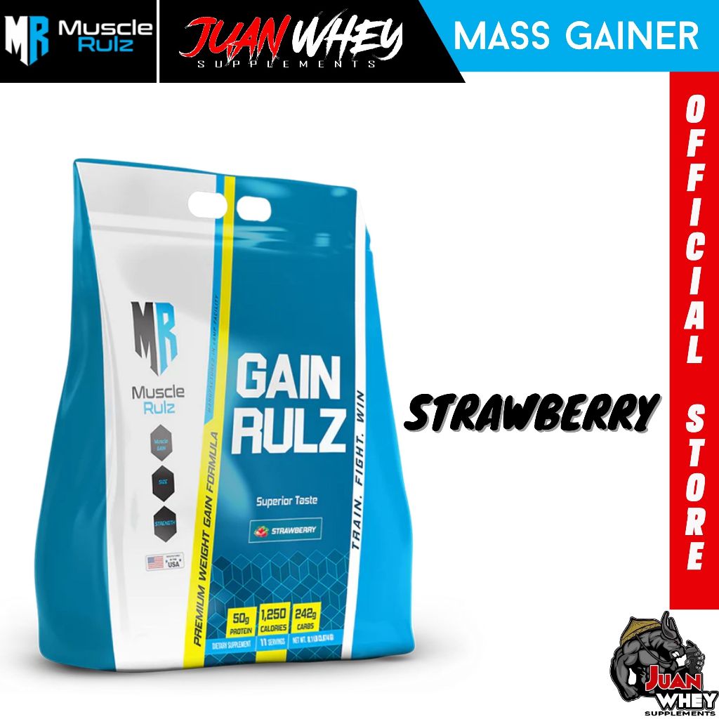 Muscle Rulz - Gain Rulz Mass Gainer 1LB | 2LBS with or without Shaker ...