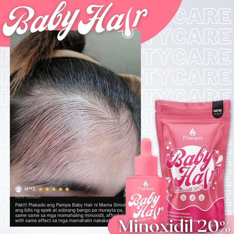 Pampa Baby Hair Minoxidil 20% by GBC organic | Shopee Philippines