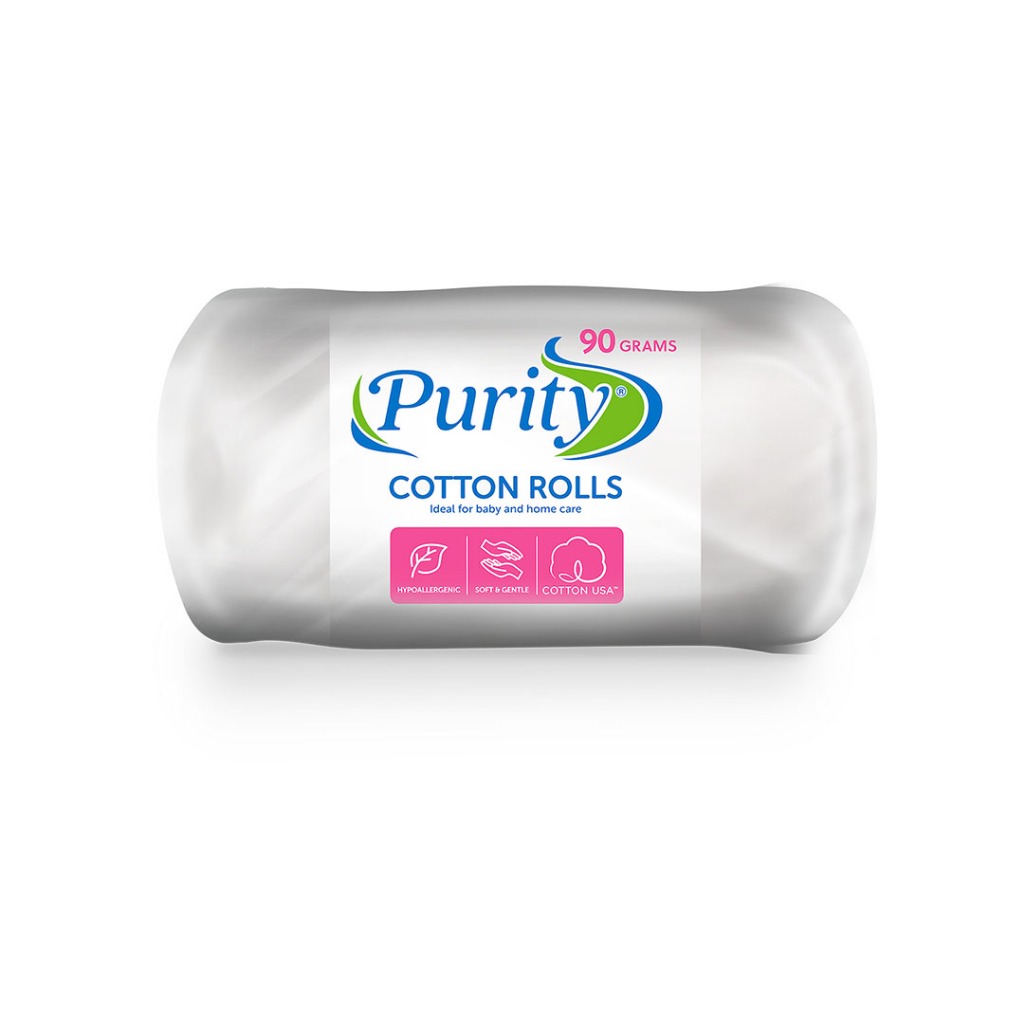 Purity Cotton Rolls 90g x 1 pack | Shopee Philippines
