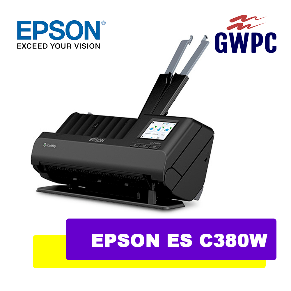 Epson WorkForce ES-C380W Wireless Compact Desktop Document Scanner with ADF C380 | Shopee ...