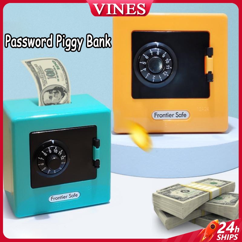 Coin Saving Kids Code Rotating Password Birthday Gift Automatic Deposit ...