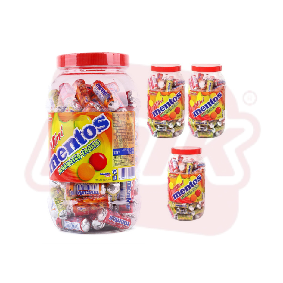 Nongshim Mentos Mini Fruit 100ea(Tube) | Shopee Philippines