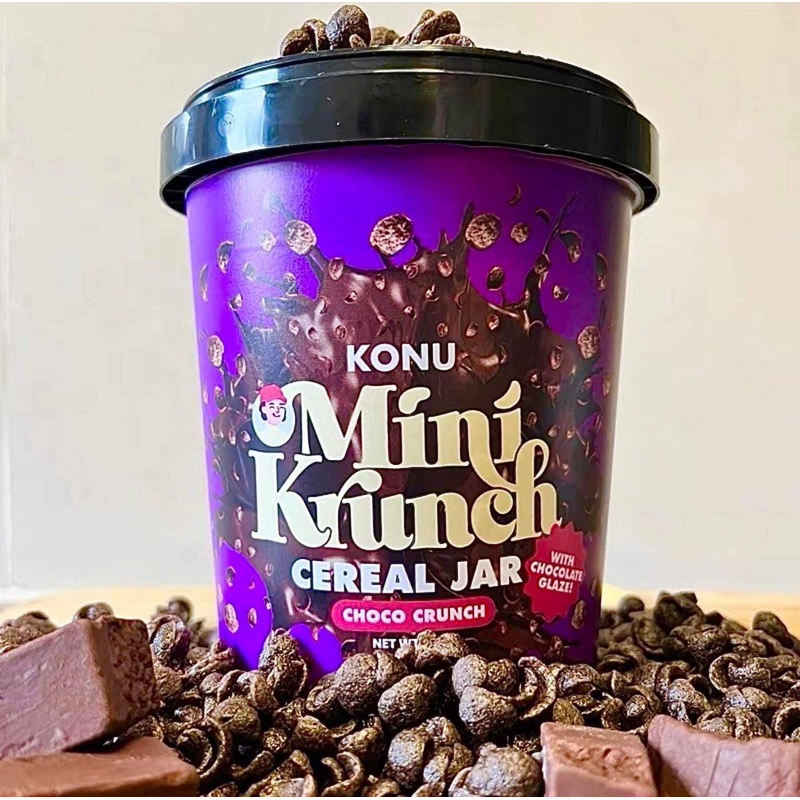 KONU Mini Crunch Cereal Jar Choco 350g FREEBIE ONLY | Shopee Philippines