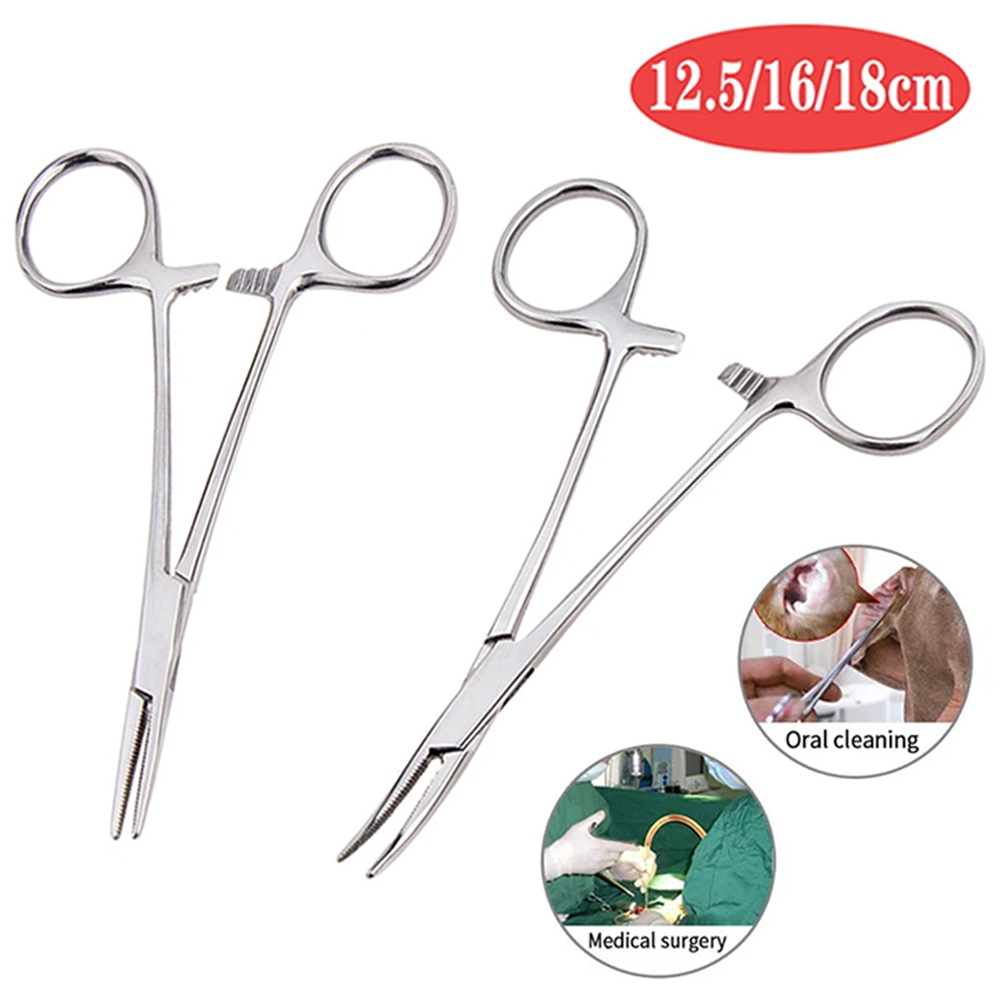 14/16/18cm Stainless Hemostatic Forceps Locking Clamp Hemostats for ...