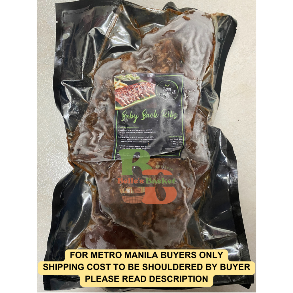 Easy Gourmet Baby Back Ribs (for metro manila buyers only / shipping ...