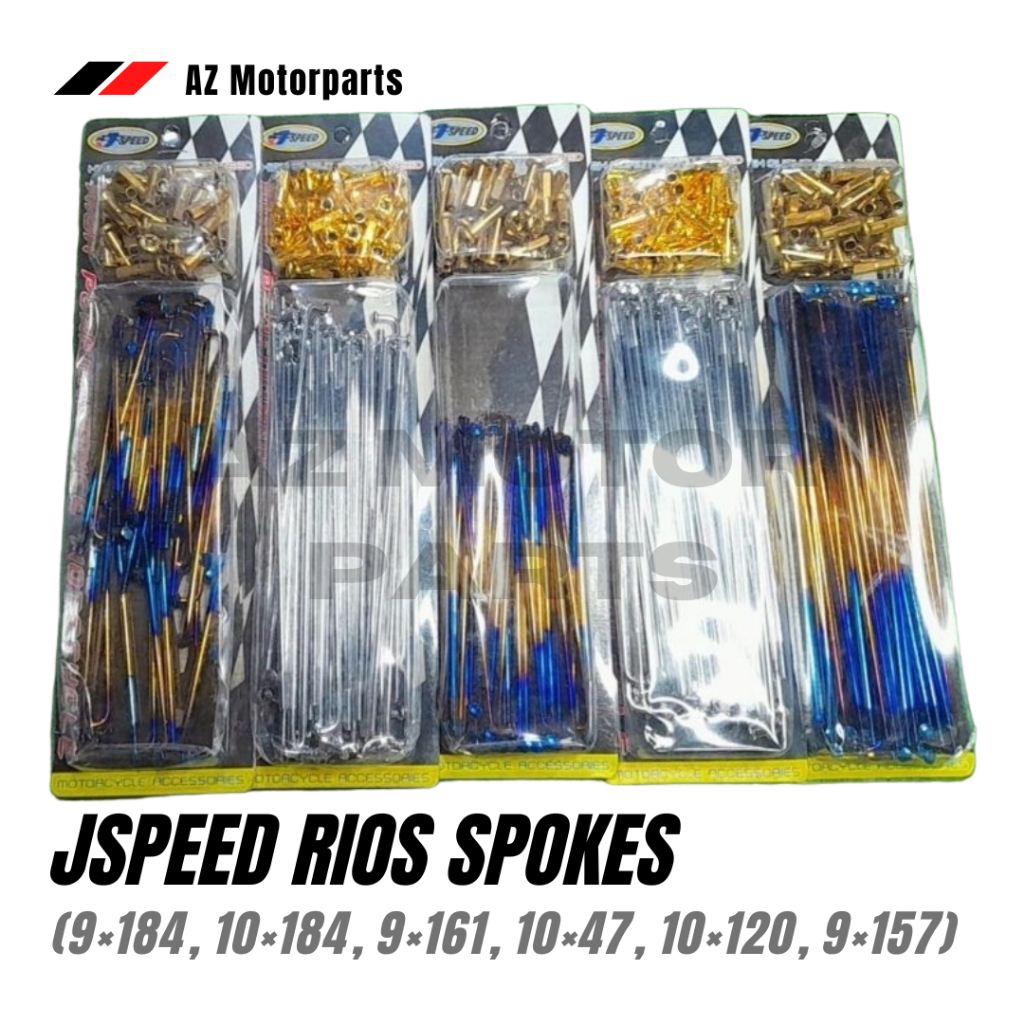 Jspeed Rios Spokes (9×184, 10×184, 9×161, 10×47, 10×120, 9×157 ...