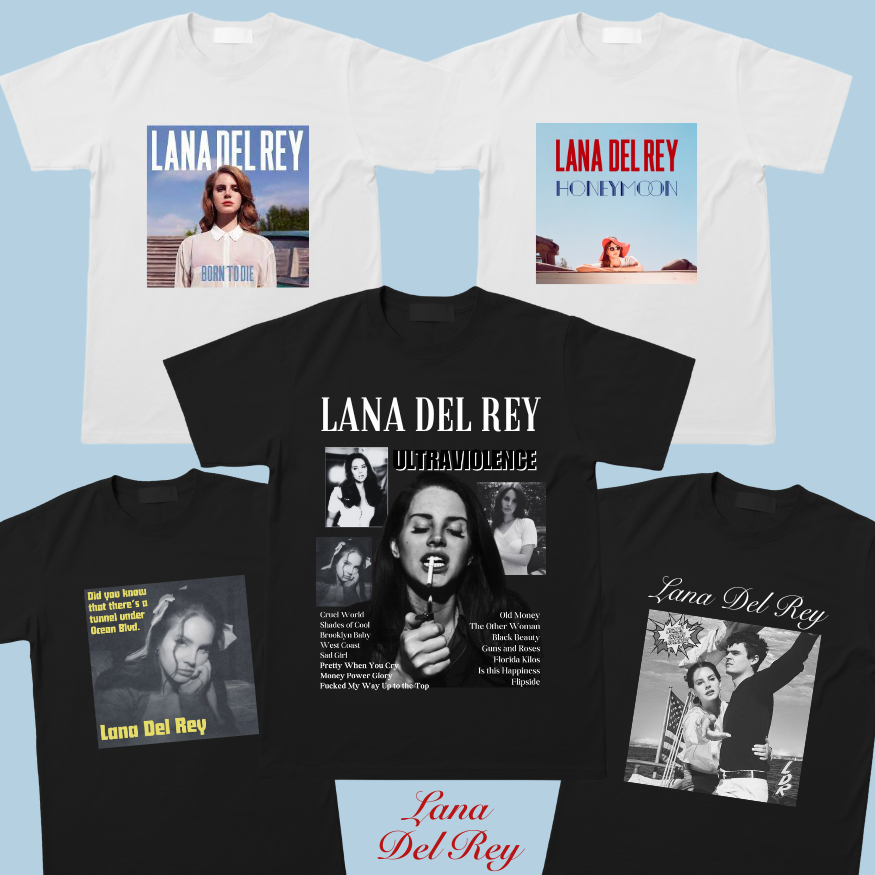 Lana Del Rey Shirt Album Collection (Unisex) | Shopee Philippines