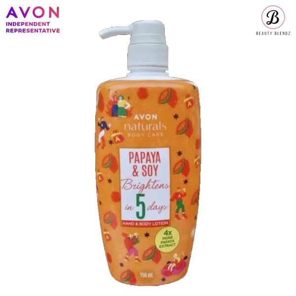 Avon Naturals Body Care Papaya and Soy Hand & Body Lotion Limited ...