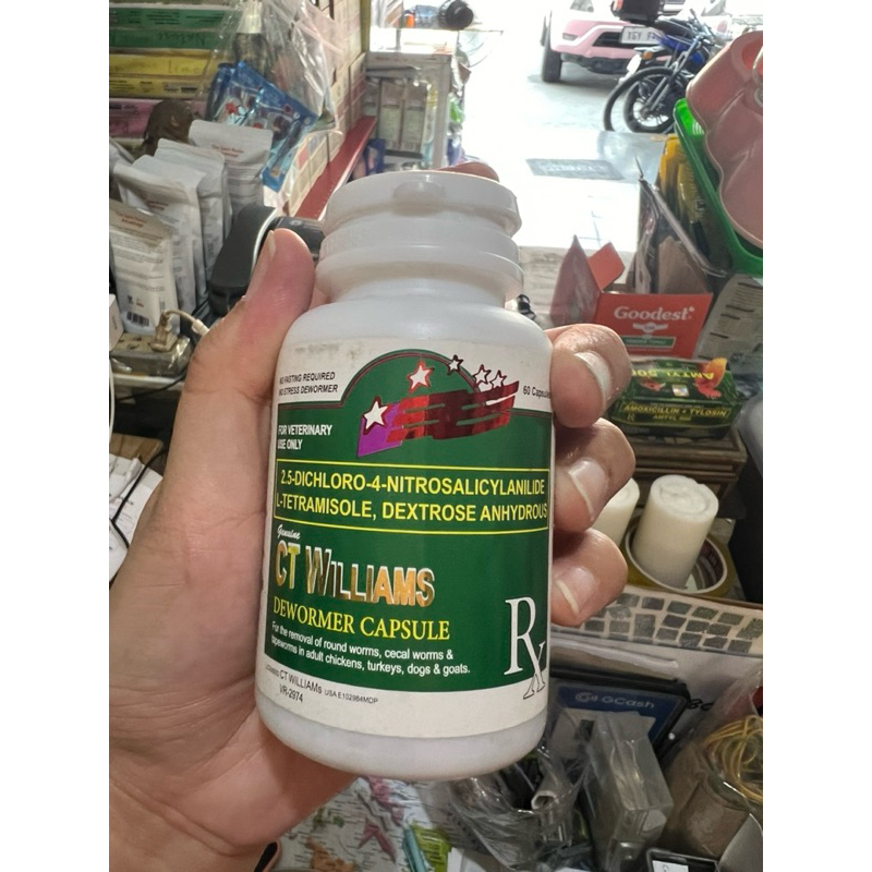 Genuine CT WILLIAMS Dewormer For Adult Chickens, Turkeys, Dogs and ...