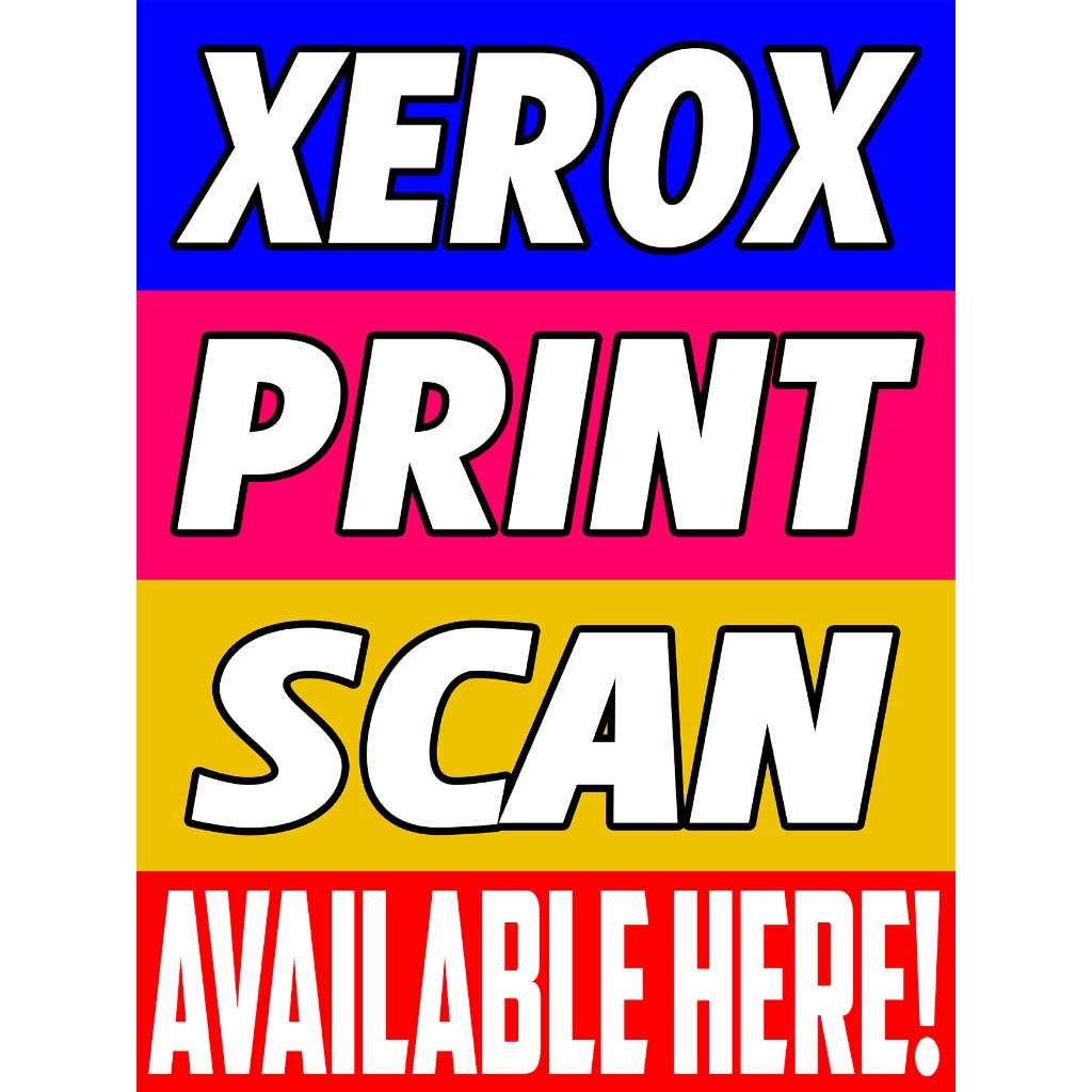 Print,Xerox,Scan,Laminate,Rush ID,Photo Print | Tarpaulin Signage (18x24inch) | Shopee Philippines