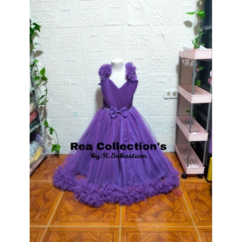 FLOWERGIRLS GOWNS TULLE RAFFLES | Shopee Philippines