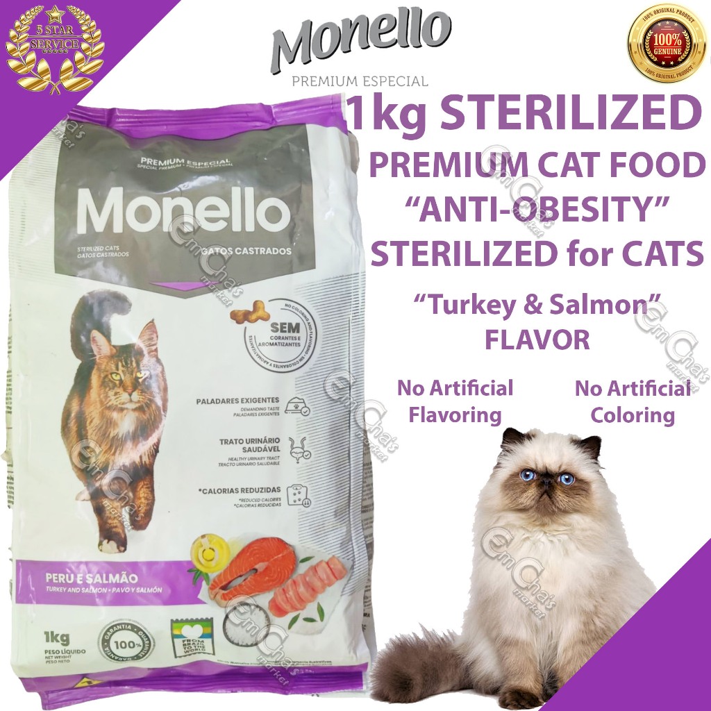 Monello Premium Cat Food 1kg ALL Urinary Tract Health (Choose Flavors ...