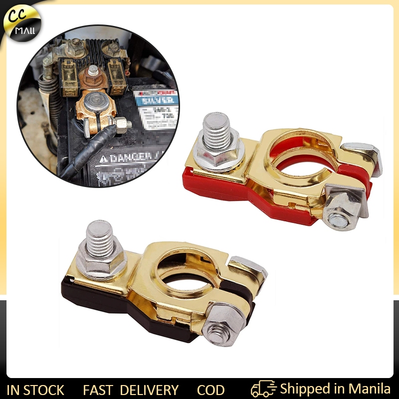 2pcs Battery Terminal Wire Cable Clamp Quick Release Connector Car ...