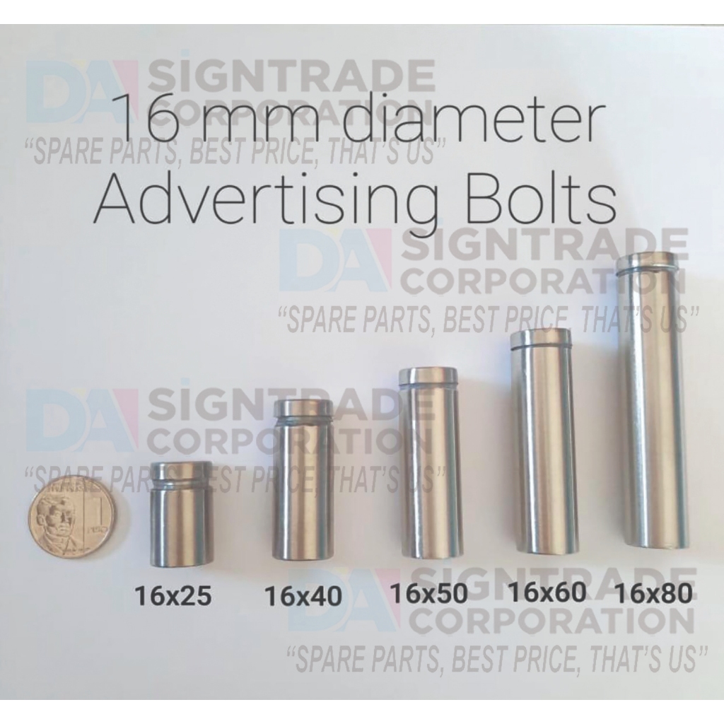 stand off avertising bolts (16mm diemeter) | Shopee Philippines