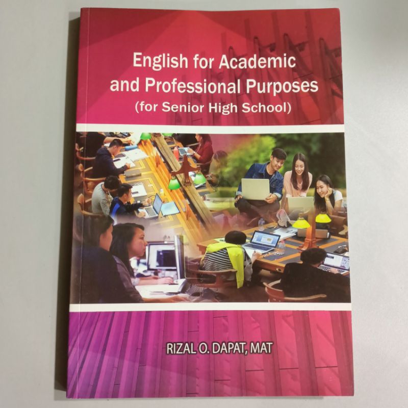 English for Academic and Professional Purposes (for Senior High School ...