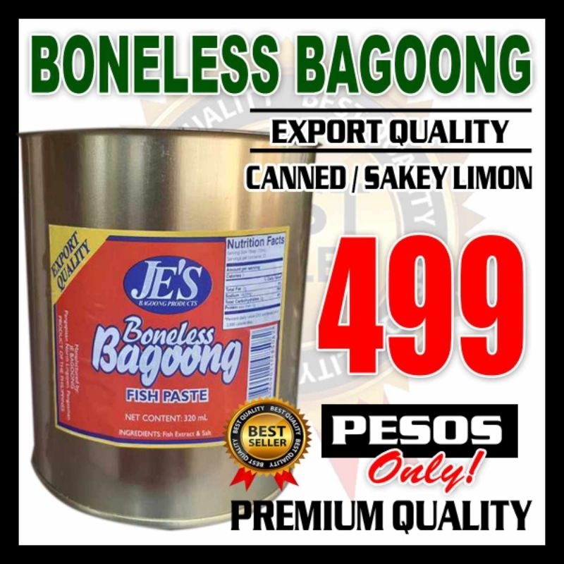 ( Canned / 1 Limon ) Boneless Bagoong Isda ( JE'S Products ) | Shopee Philippines