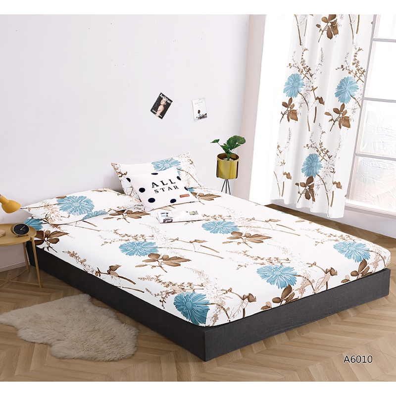 New!! 3in1 Garterized Bedsheets Semi Cotton (2pcs pillow case+1fitted sheet) | Shopee Philippines