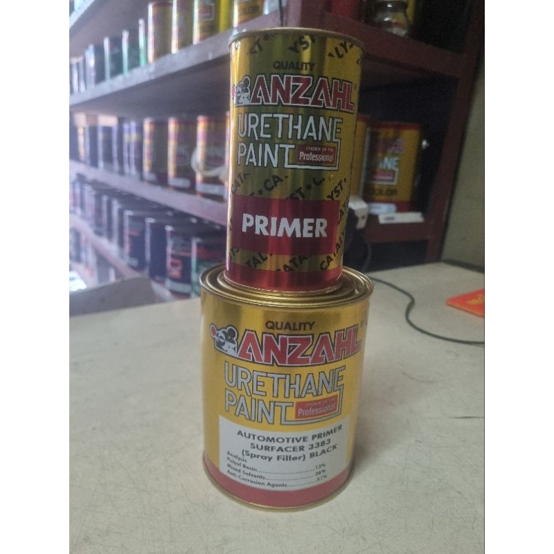 Anzahl Primer Surfacer Black (3383) (Spray Filler) w/ Catalyst 1 Liter ...