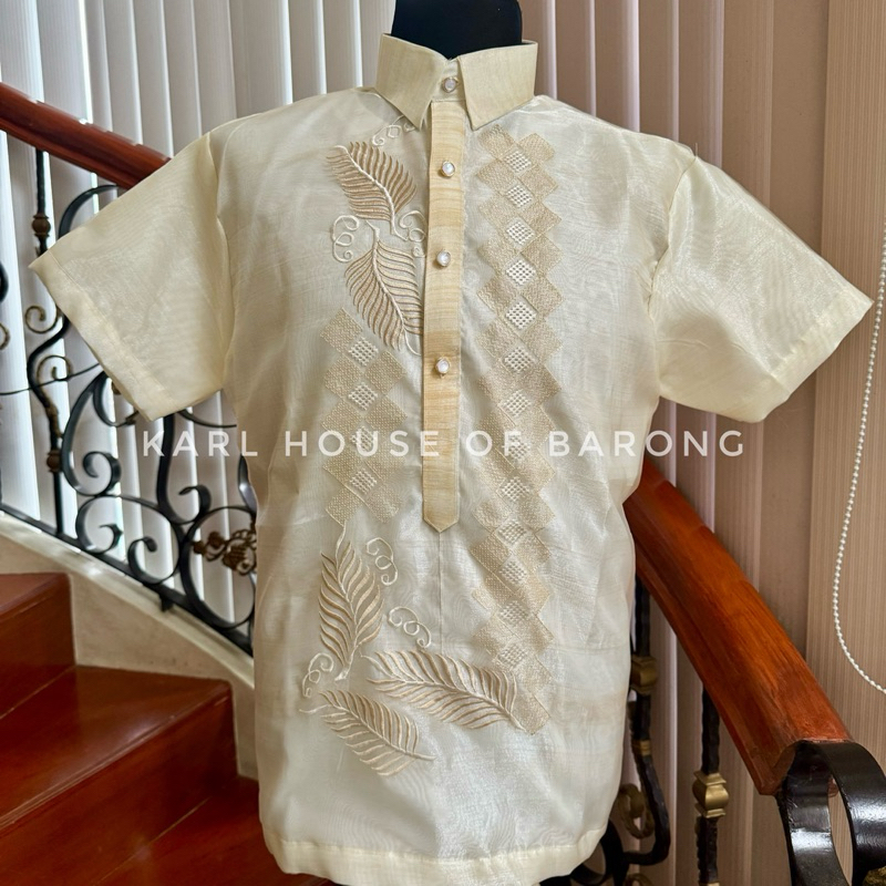 Polo Barong Tagalog for Men with Double Lining | Shopee Philippines