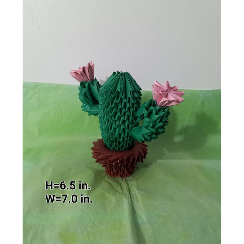 Origami Selection Paper Cactus | Shopee Philippines