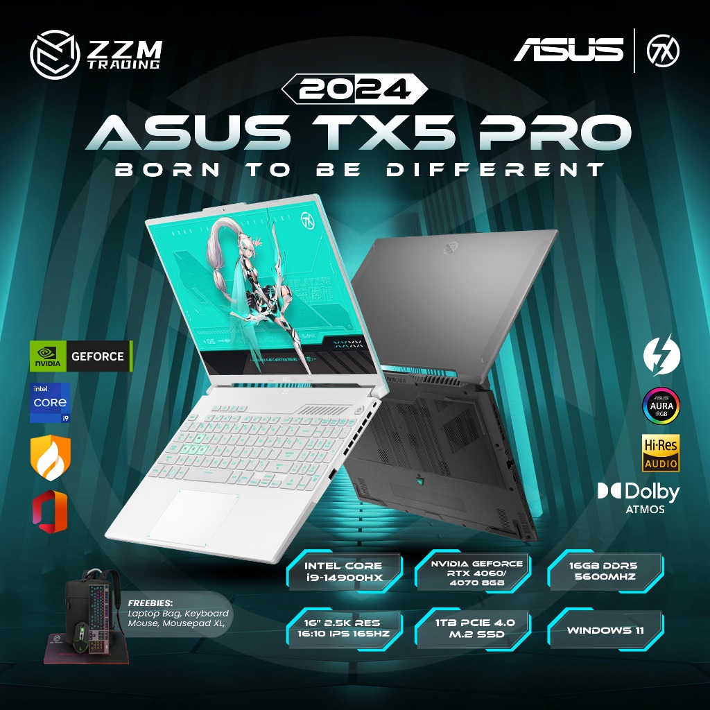 Asus TX5 Pro 2024 16" IPS 2.5K Res Core i9-14900HX RTX 4060 8GB | 16GB ...