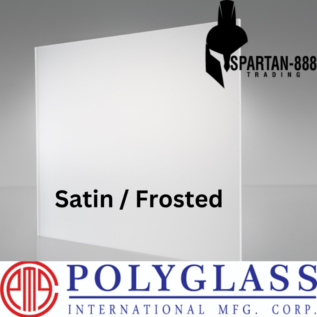 Satin Acrylic Sheet Frosted Perspex Polyglass 3mm | Shopee Philippines