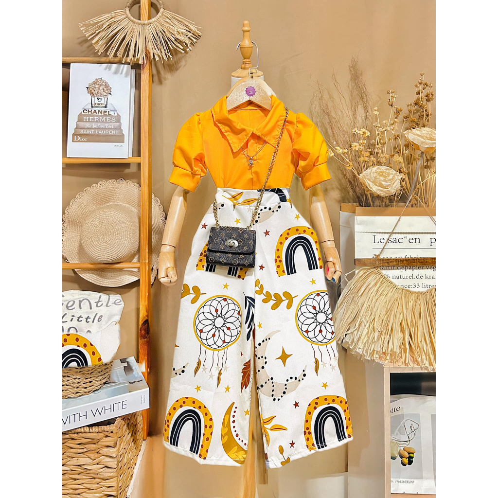 JazzBaby kids terno crop top and pants kids pants kids coordinates ...