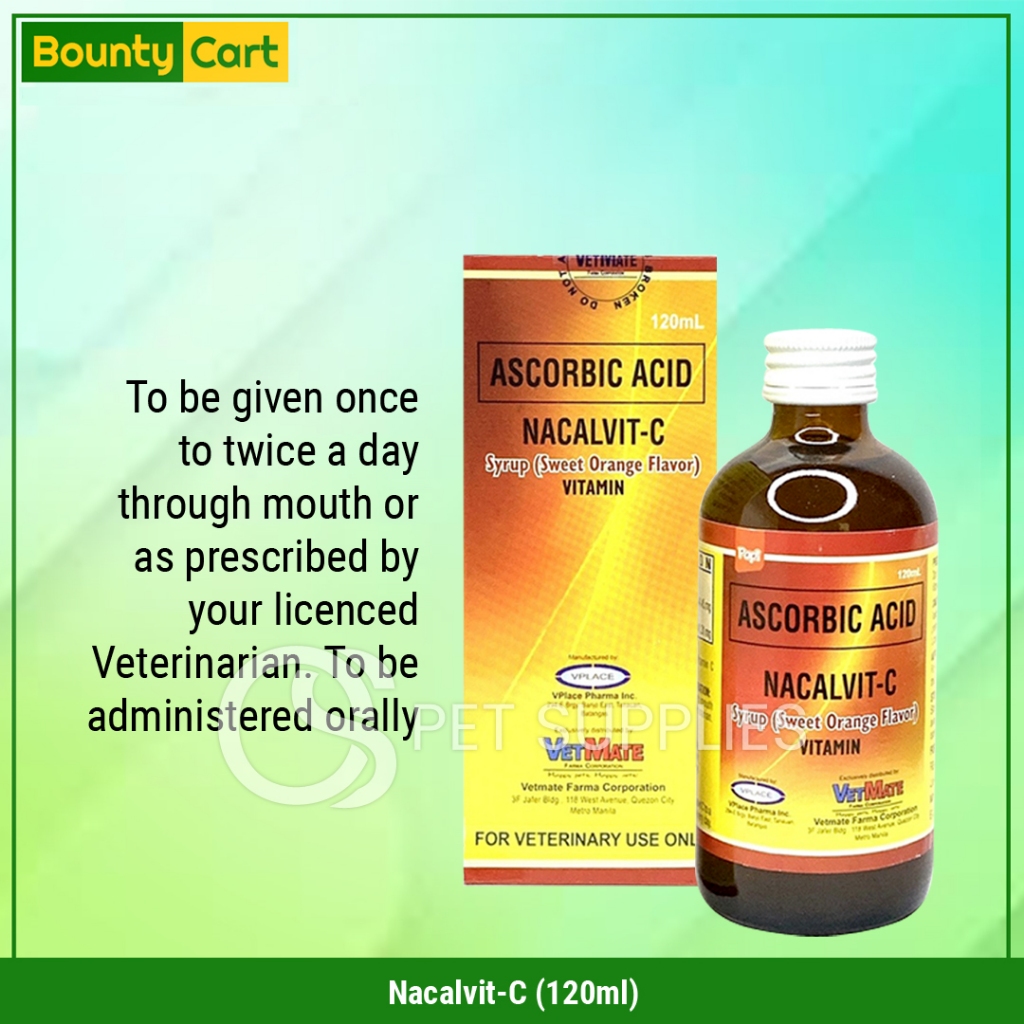 BC-Nacalvit – C Vitamin Ascorbic Acid Syrup Sweet Orange Flavor 120mL ...