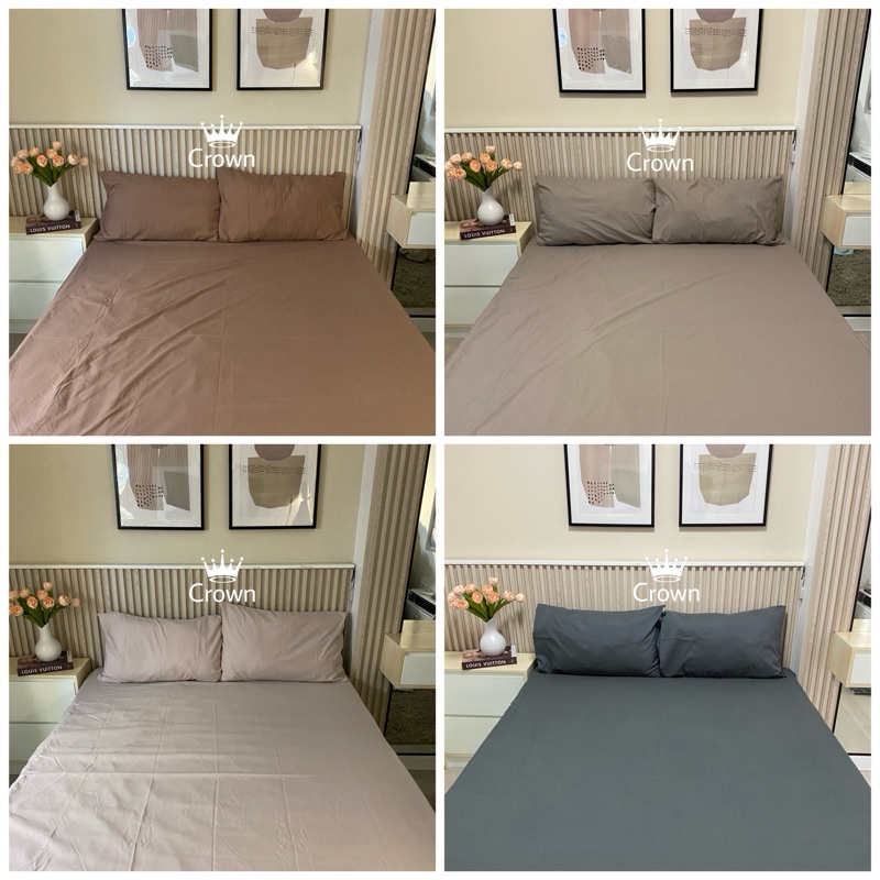 CROWN - 3in1 Fully Garterized Plain Mocha | Gray Canadian Cotton ...